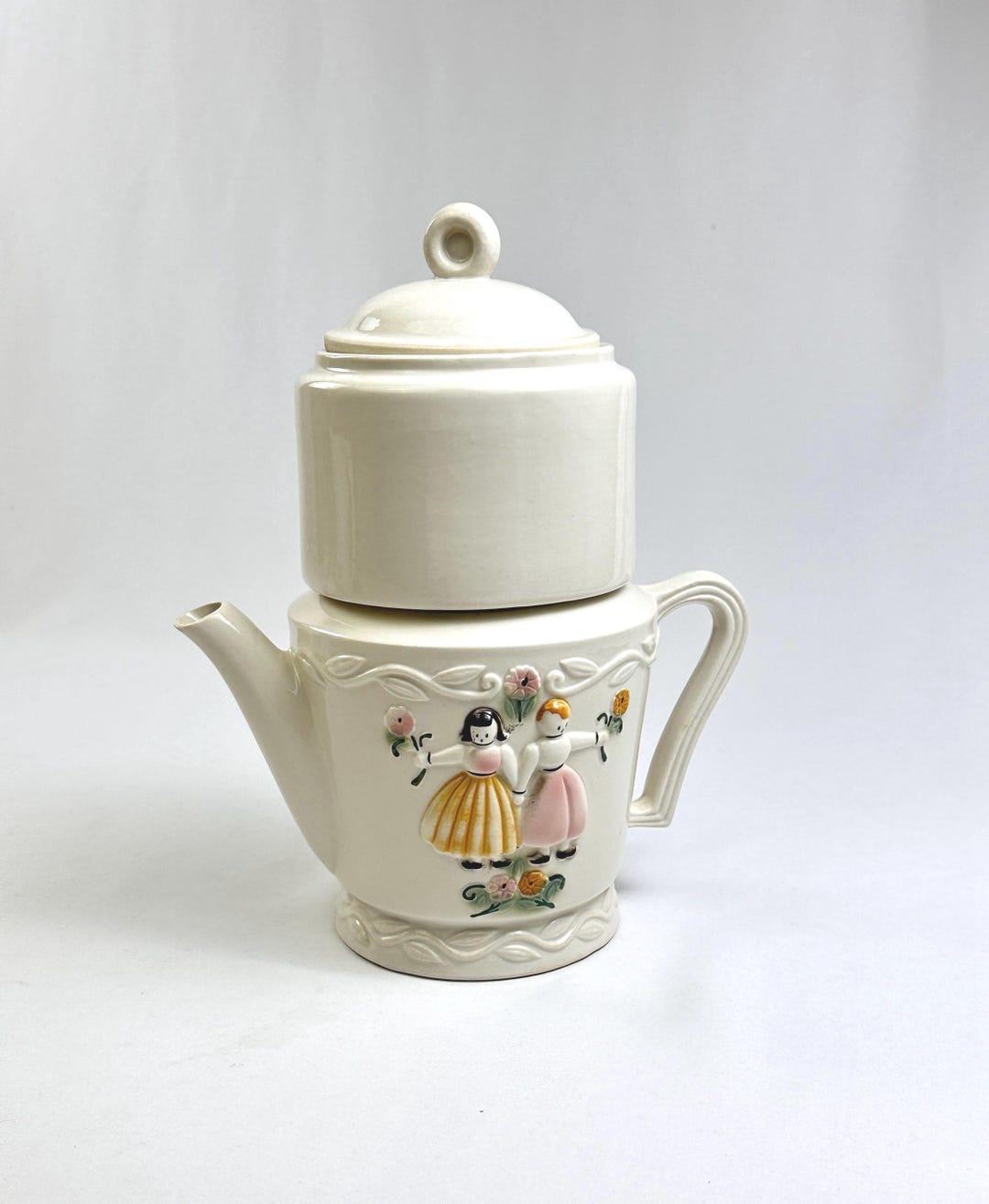 Vintage Porcelier Vitreous Porcelain Drip-o-lator Coffee/tea Pot ...