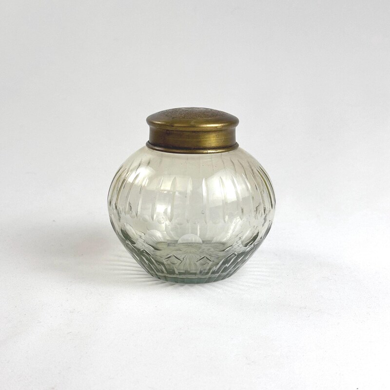 Antique Powder Jar - Etsy