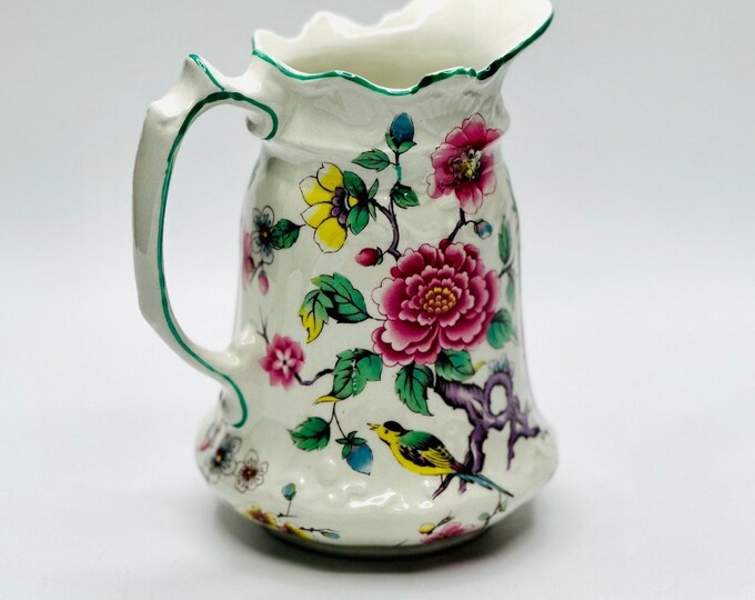 Vintage James Kent Old Foley Pitcher - Chinese Rose Pattern ...