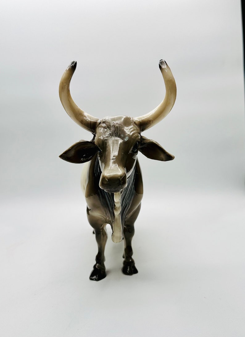 1950s Glossy Breyer Brahma Bull Figurine, Vintage Model 70, Rare ...