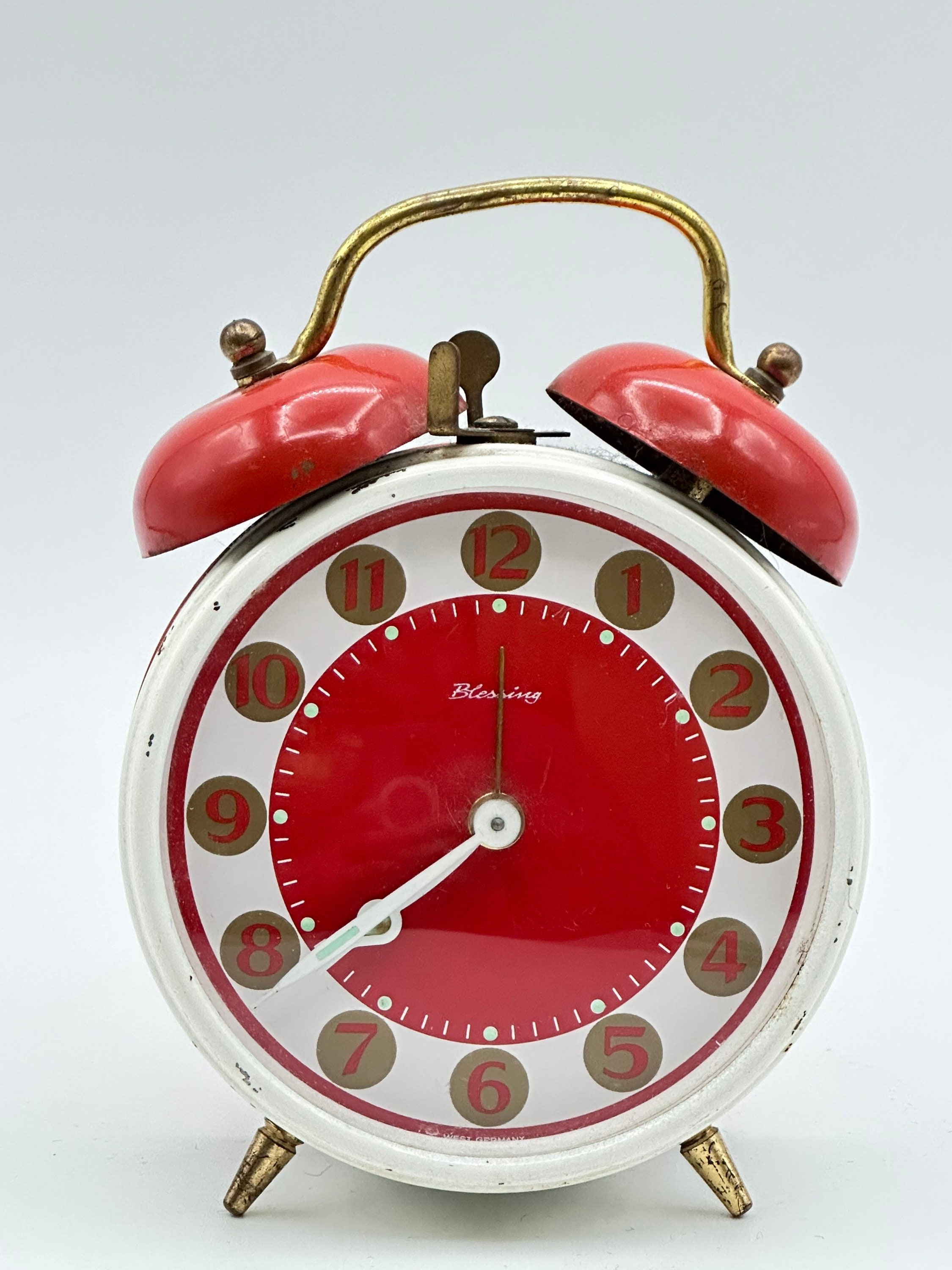 1960s Blessing West Germany Alarm Clock Vintage Double Bell - Etsy