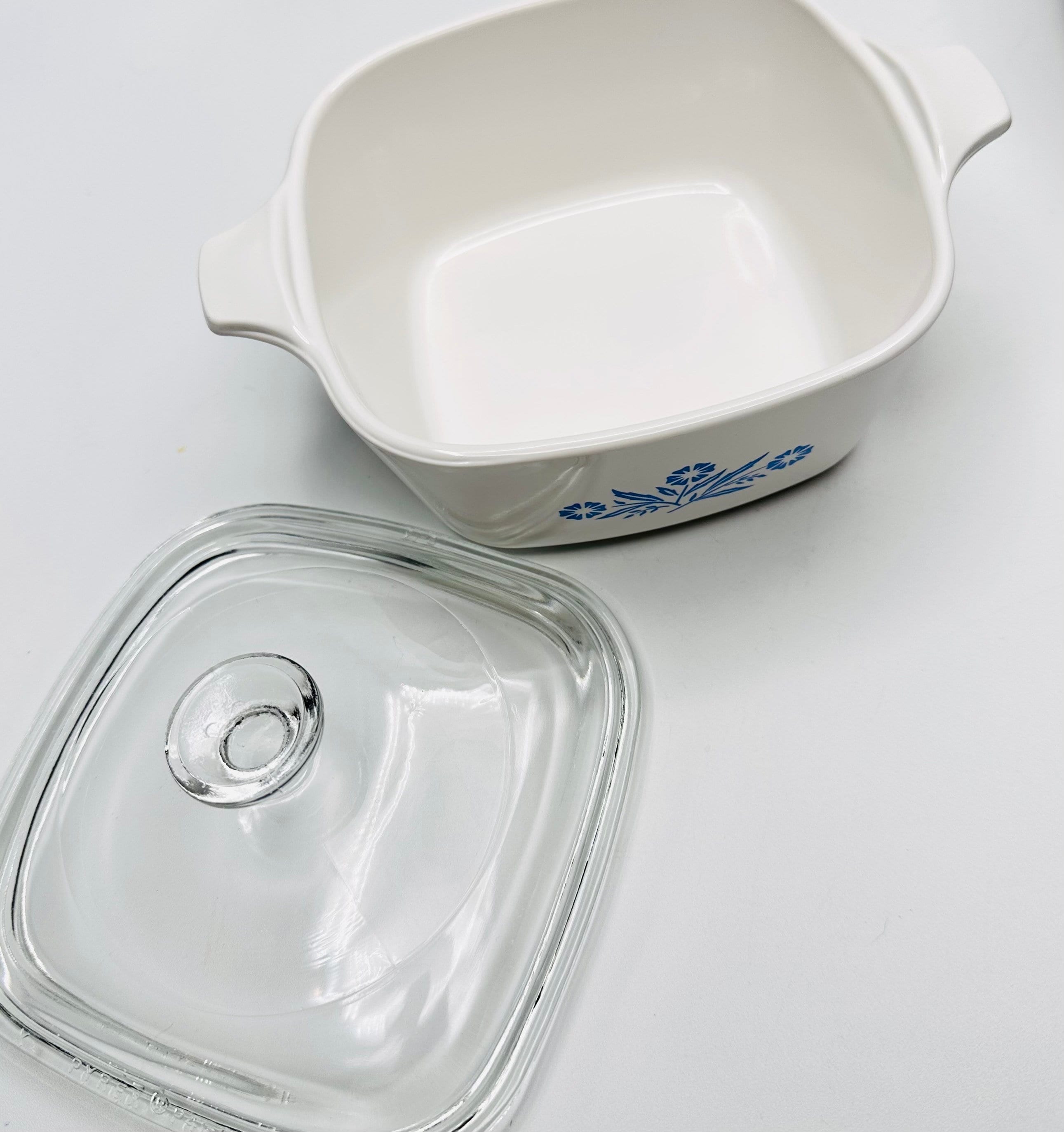Vintage Corning Ware Square Casserole Dish / Blue Cornflower - Etsy