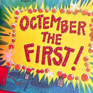 Vintage Dr Seuss Book "please Try to Remember the First of Octember ...