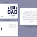 Printable Number One Dad Card for Father's Day, Printable Card for ...