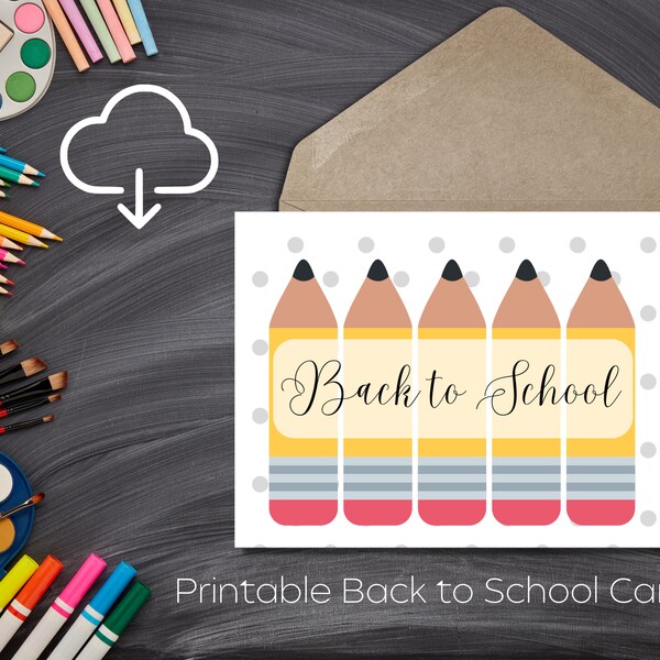 Back to School Cards - Etsy