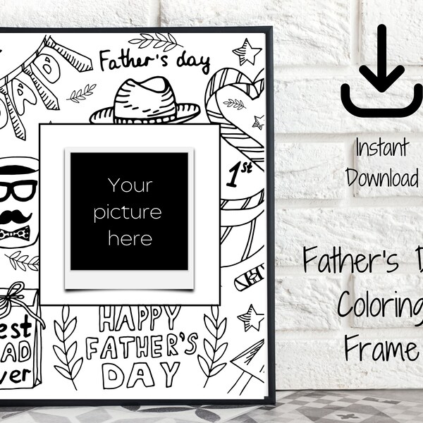 Fathers Day Photo Frame - Etsy