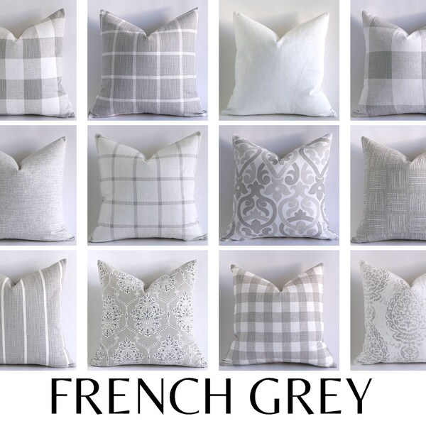 Grey Texture Pillow - Etsy