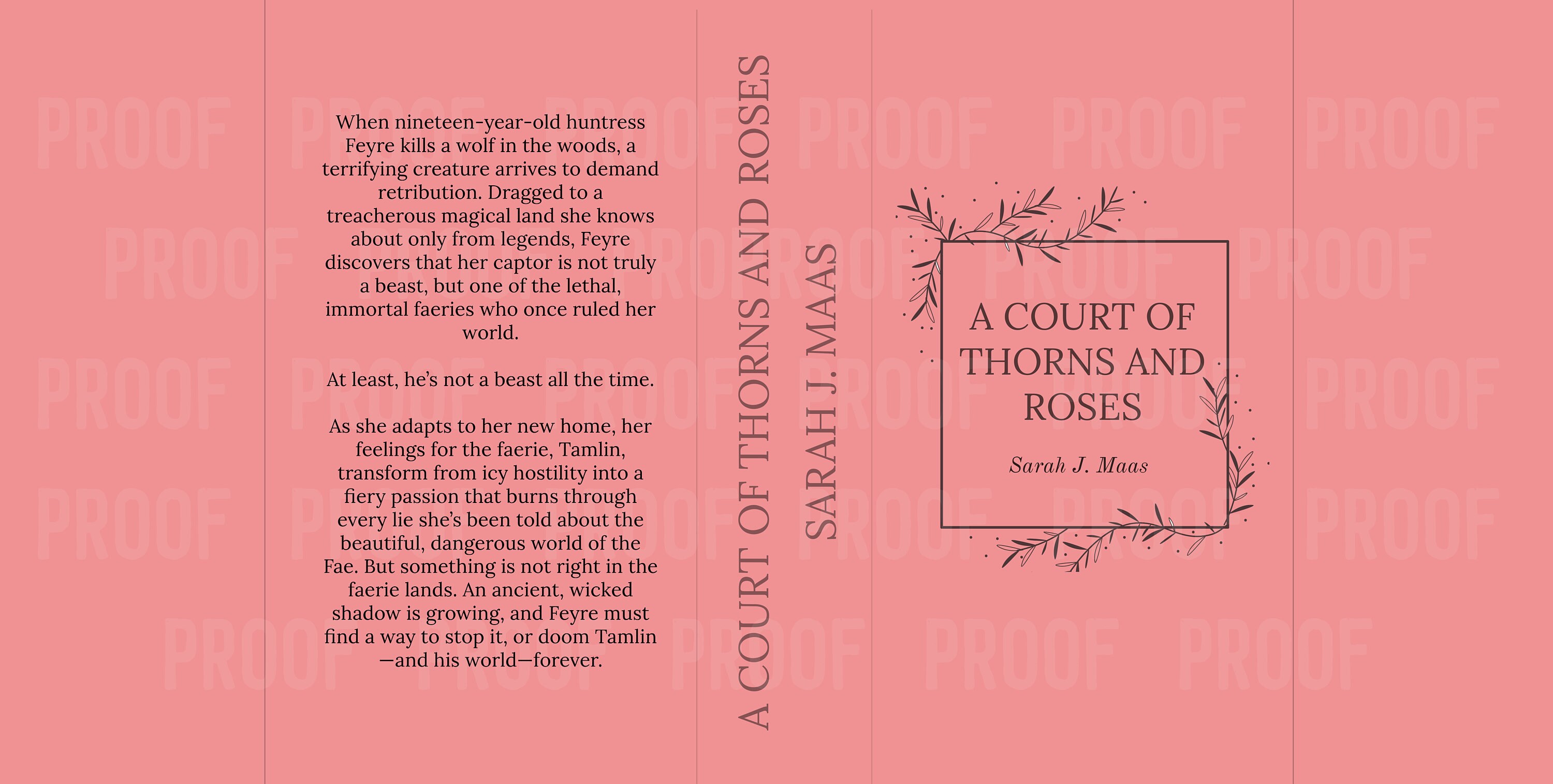 ACOTAR Book Covers/jackets/sleeves - Etsy