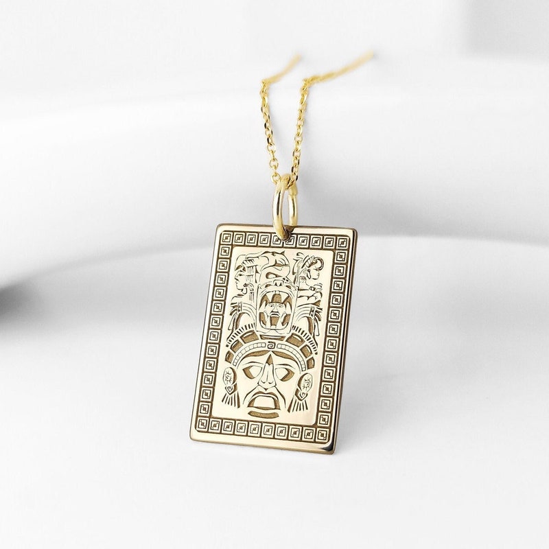 Mayan Pendant - Etsy
