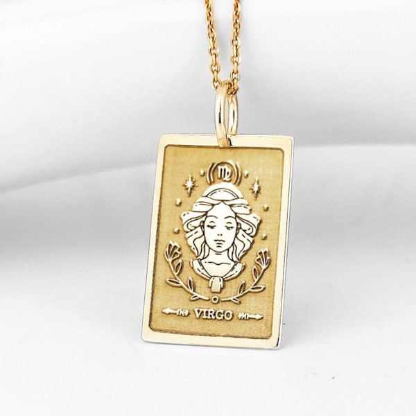 14k Gold Virgo Jewelry for Men - Etsy