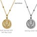 14K Solid Gold Thistle Necklace, Personalized Scottish Thistle Pendant ...