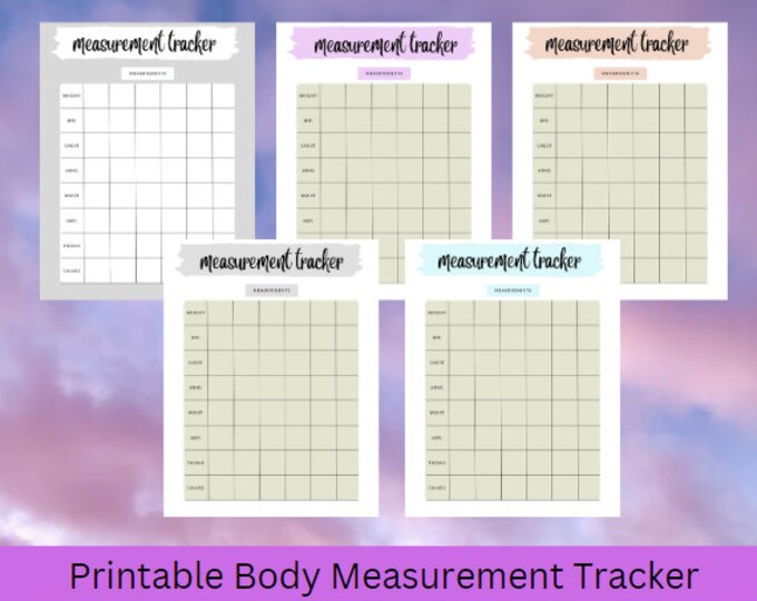 Printable Abnehm-Tracker BUNDLE PDF Fitness-Tracker Workout-Tracker ...