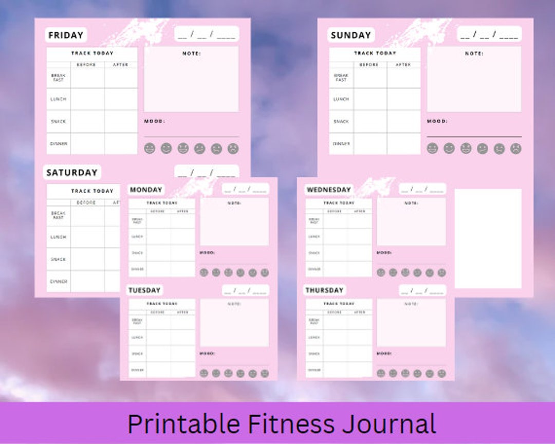 Weekly Diabetes Tracker: A Convenient PDF for Monitoring Blood Sugar ...