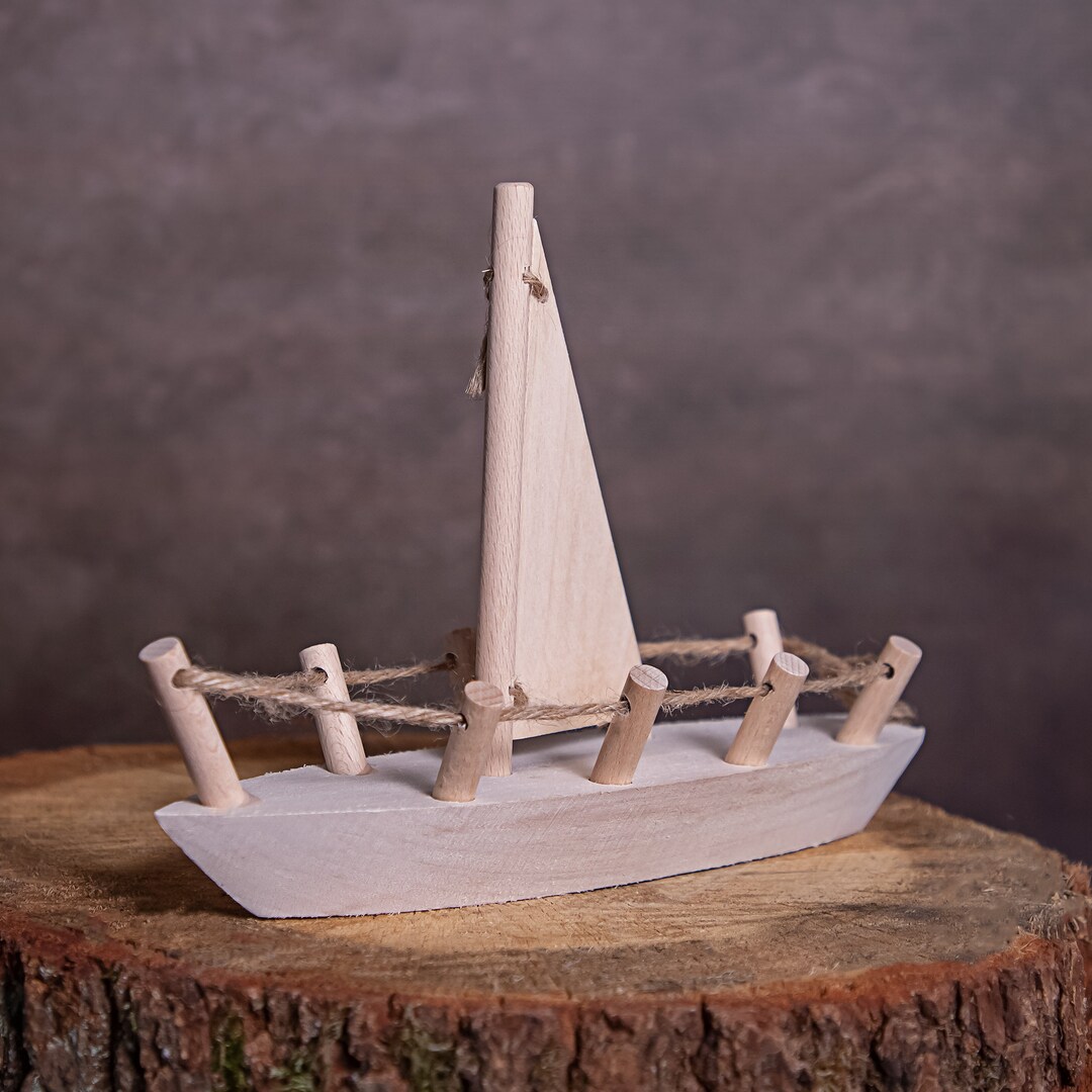 Wooden Sailor Ship: Child Development, Eco-friendly, and Artistic Toy ...