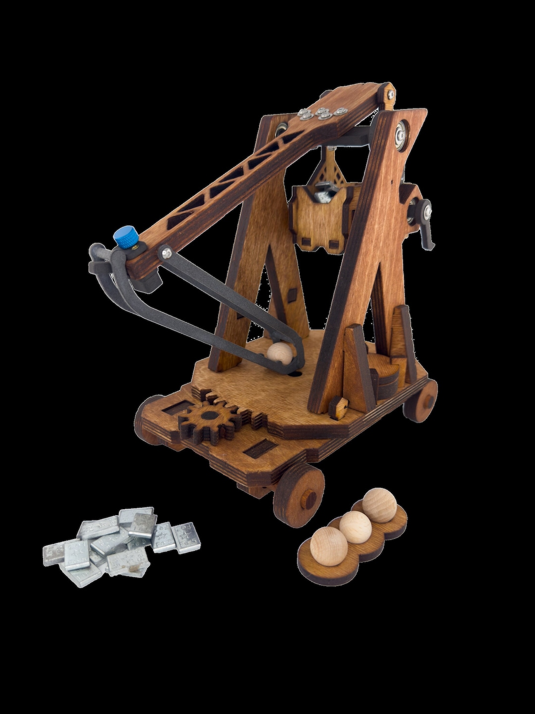 Medieval Trebuchet Game Precision Ball Bearing Siege Engine With ...