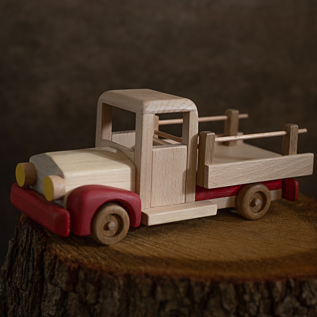 Wooden Pickup Truck, Handmade Wood Toy,decorative and Functional Toy - Etsy