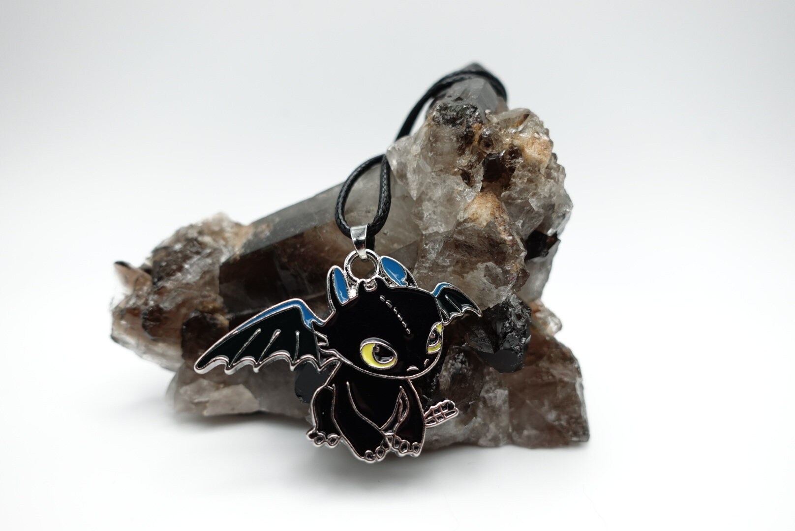 Black Toothless Baby Dragon Necklace How to Train a Dragon Necklace ...