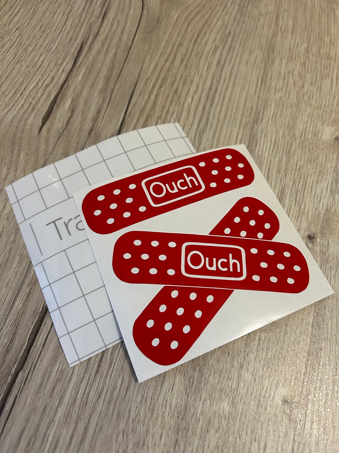 Vinyl Sticker / Decal for Car Bumper / Window. Dent / Scratch / Damage ...