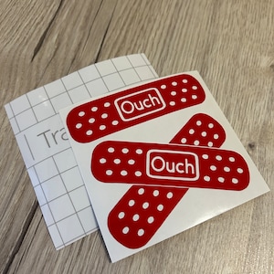 Vinyl Sticker / Decal for Car Bumper / Window. Dent / Scratch / Damage ...