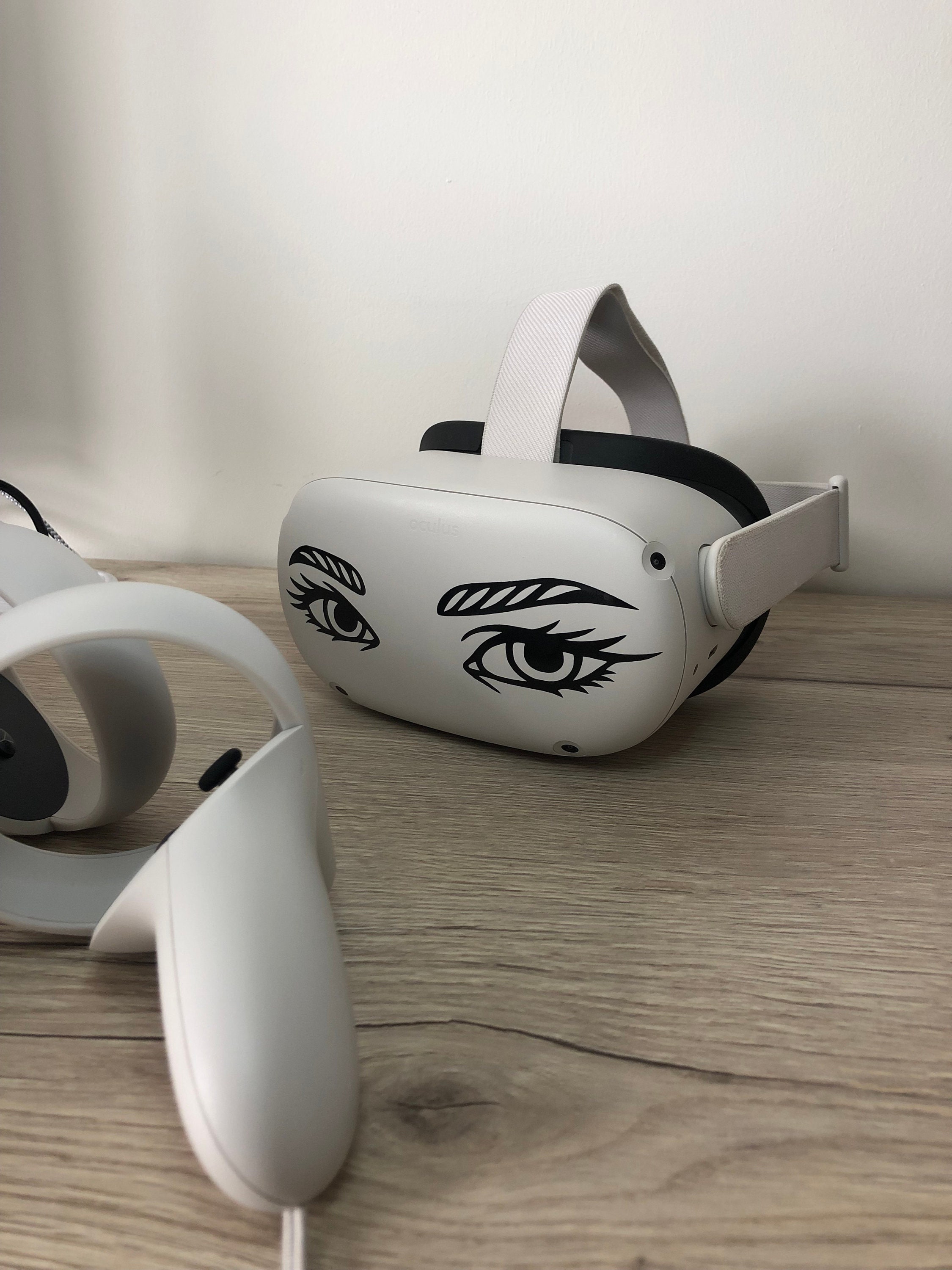 Gamer Girl Ladies Eyes Vinyl Decal Sticker for Oculus Quest 2 - Etsy