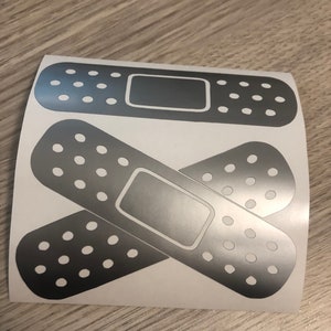 Vinyl Sticker / Decal for Car Bumper / Window. Dent / Scratch / Damage ...
