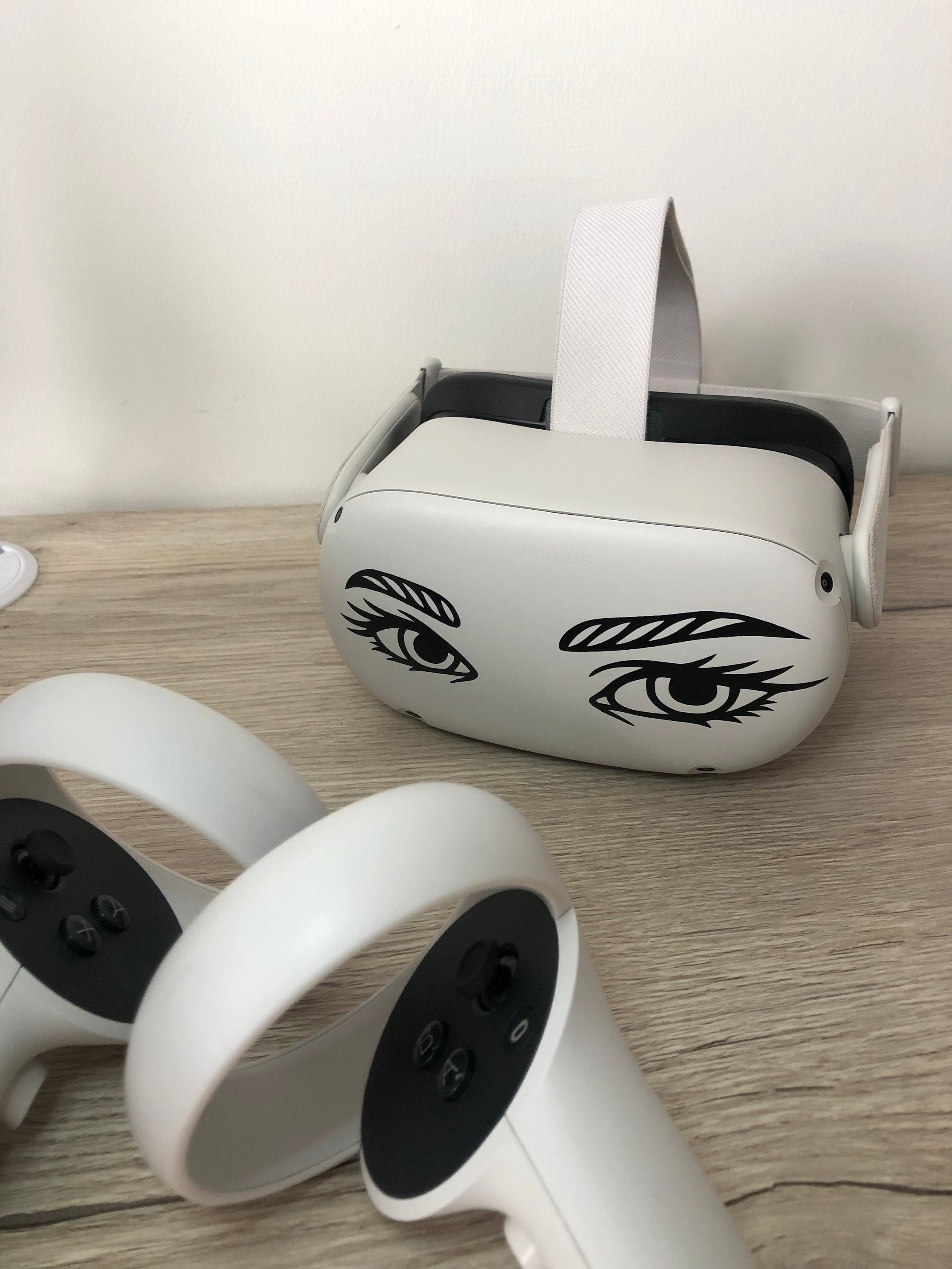 Gamer Girl Ladies Eyes Vinyl Decal Sticker for Oculus Quest 2 - Etsy