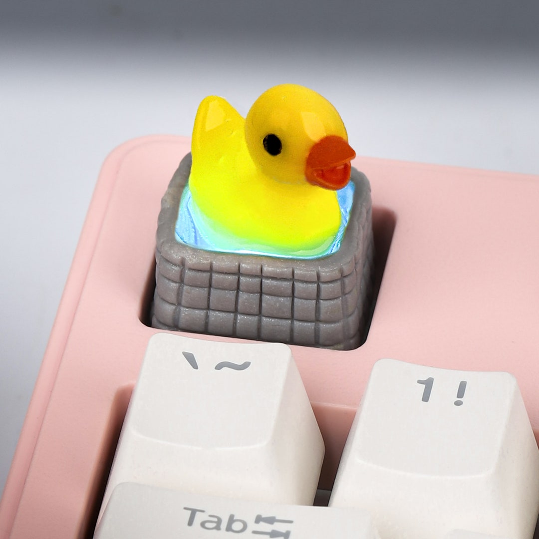 Duck Jr Keycapshandmade Cute Artisan Keycapscool Novelty Keycapscherry ...