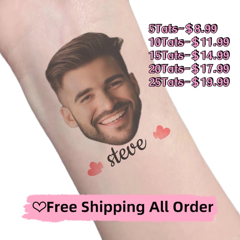 Custom Temporary Tattooes - Etsy