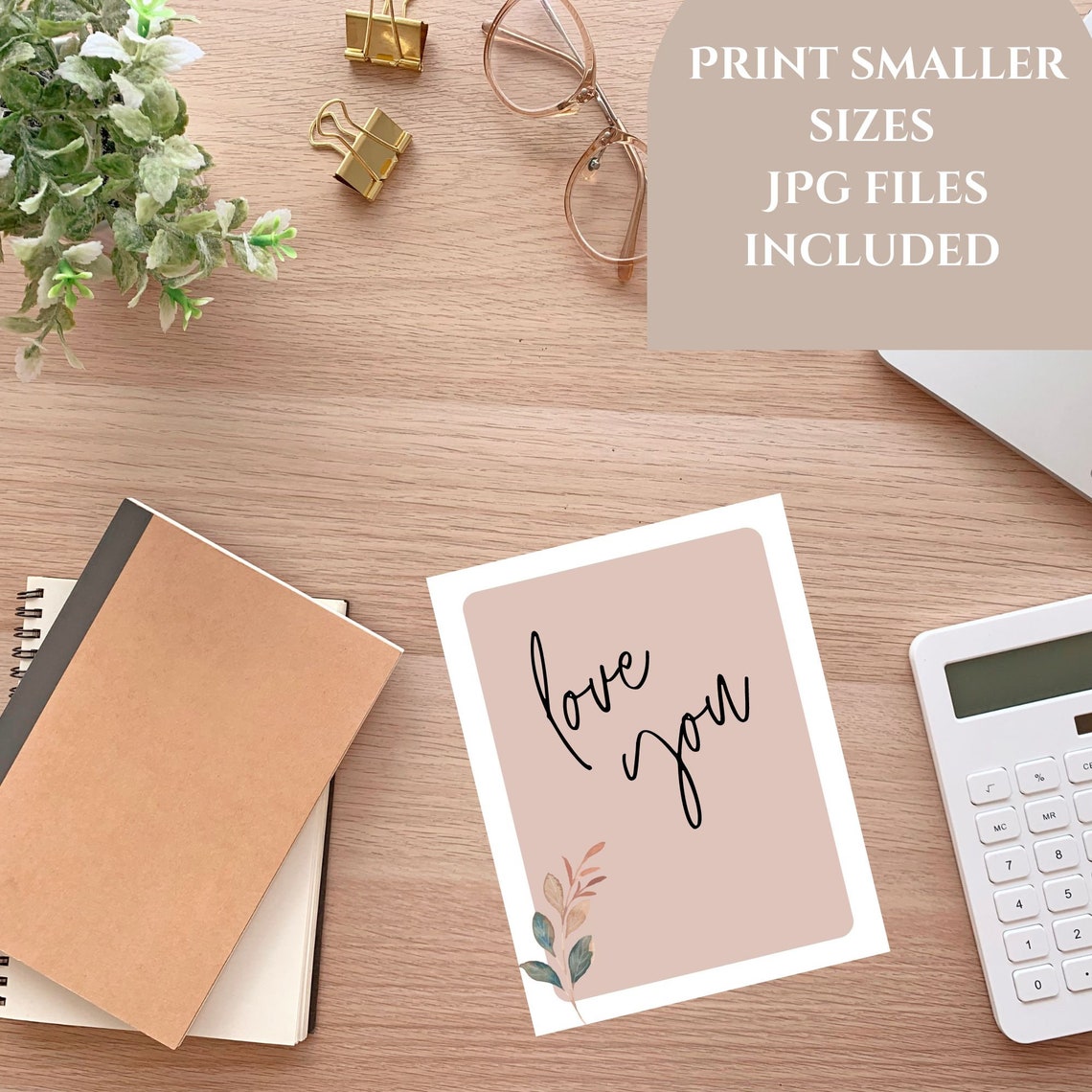 Printable Stationary Pack 6 Printable Pages Vintage Color Plant ...