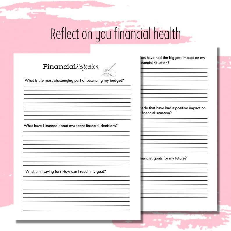 Financial Budget Planner Printable Budget Planner PDF Budget Planner - Etsy