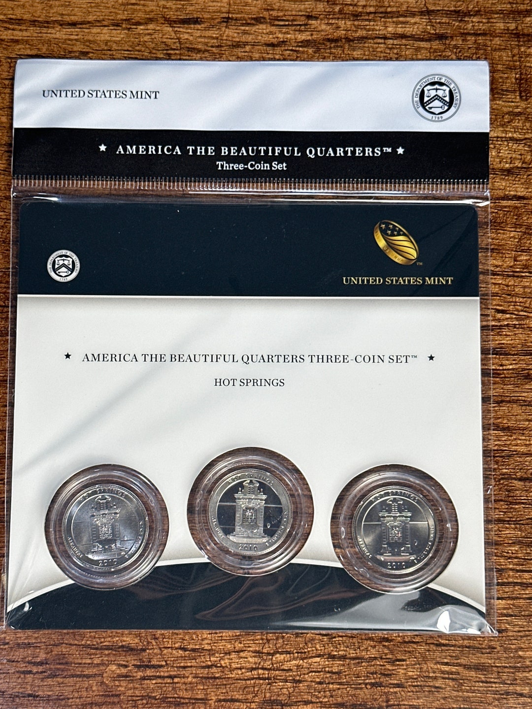 2010 Hot Springs National Park Quarter PDS ATB Sealed 3 Coin Set - Etsy
