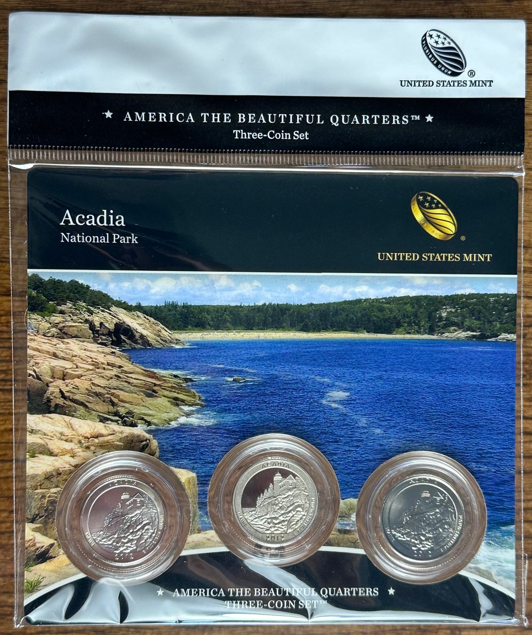 2012 Acadia National Park Quarter PDS ATB US Mint Sealed 3 - Etsy