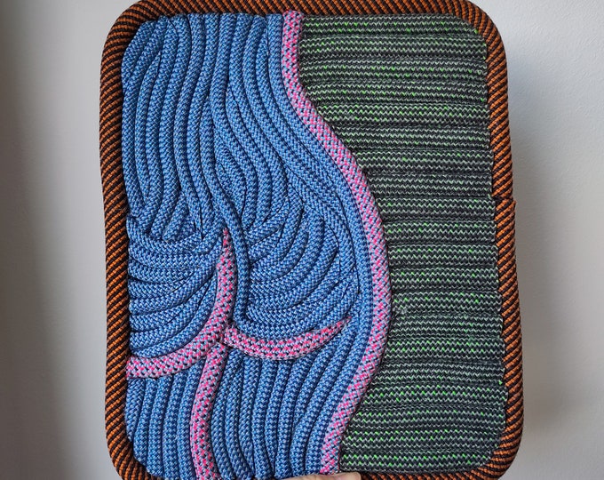 Silhouette Design Recycled Climbing Rope Art Unique Art Gifts Gifts for ...