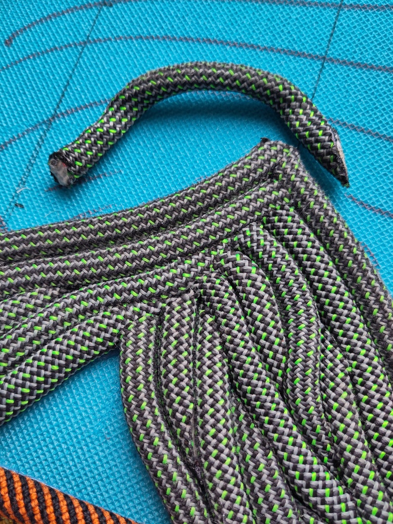 Rainbow Sky Mountains Recycled Climbing Rope Art Unique Gifts for ...