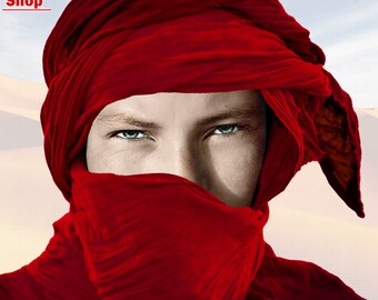 Original Moroccan Berber Tuareg Scarf Long Handmade, Ethnic Tribal ...