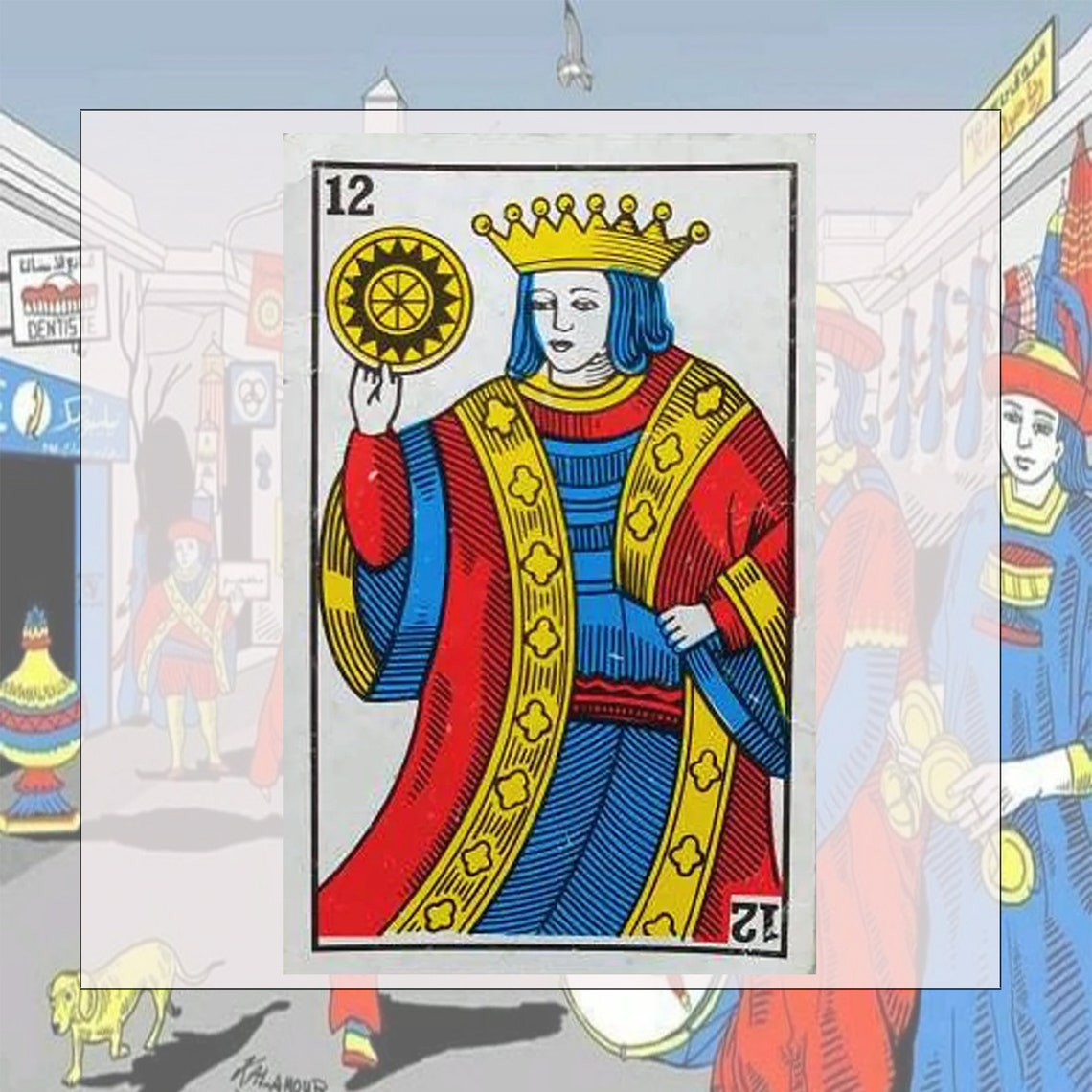 Cartes à Jouer Originales Maroc 40 Cartes Karta Jeu Naipes - Etsy