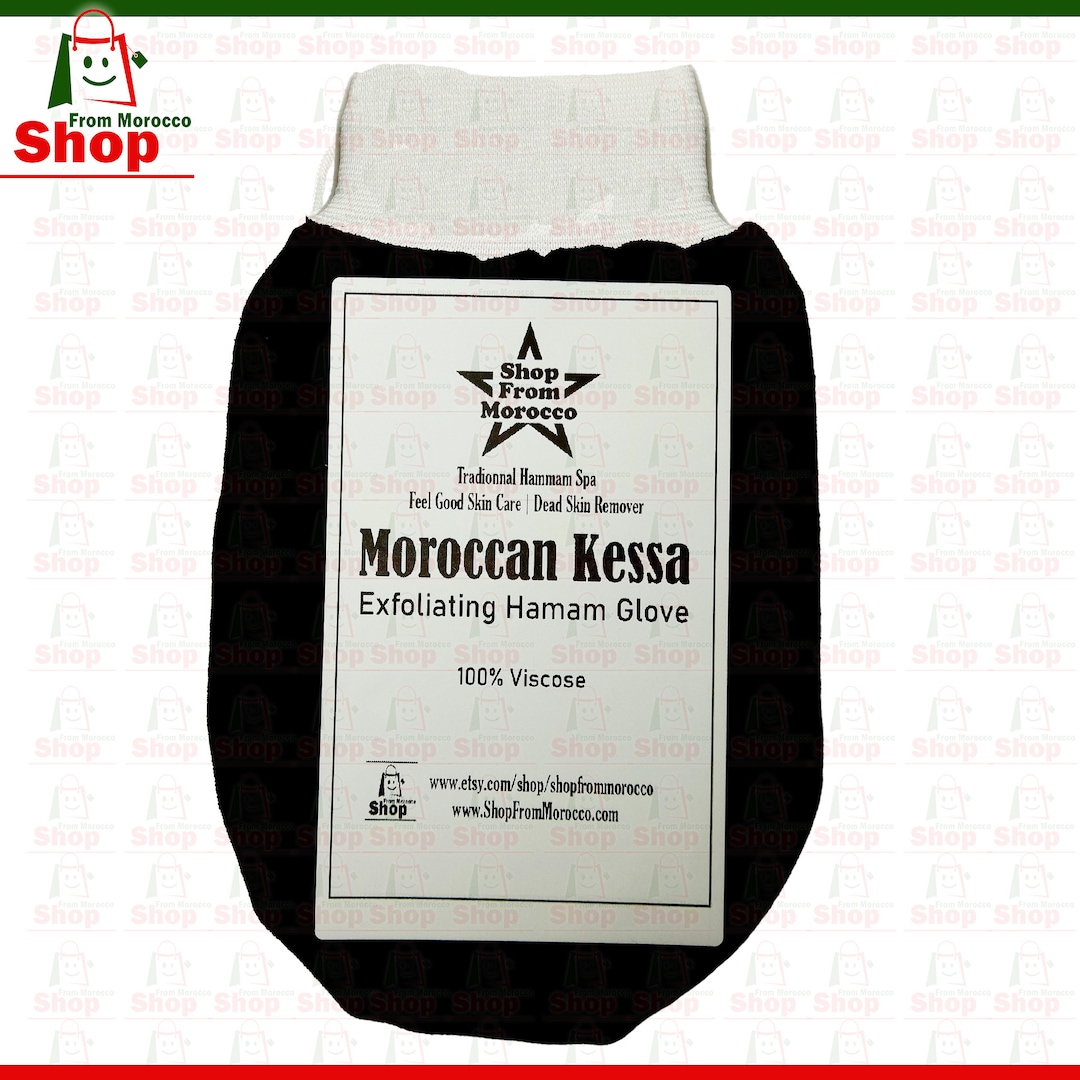 Moroccan Hammam Kessa Exfoliating Glove Moroccan Dead Skin - Etsy