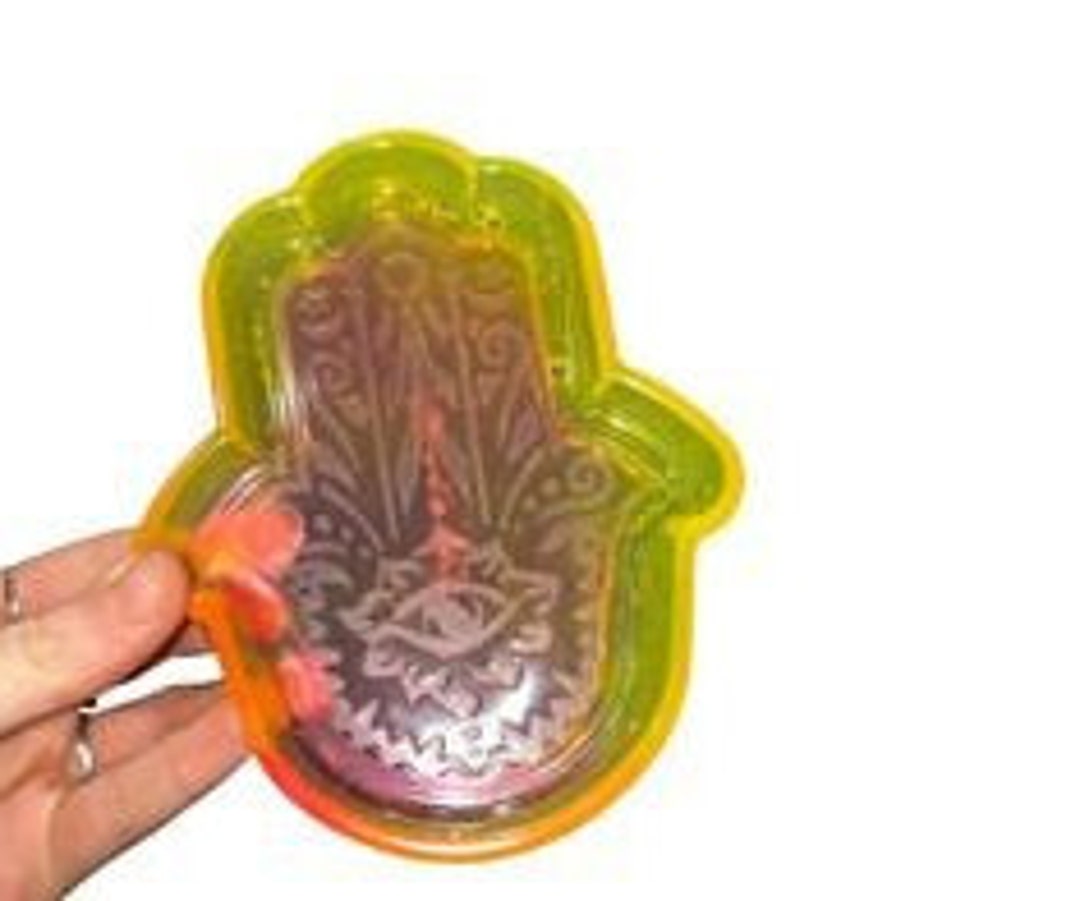 Resin Hamsa Hand Trinket Dish, Good Luck and Fortune,ash Tray,spiritual ...