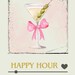Martini Happy Hour Album Poster - Etsy