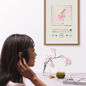 Martini Happy Hour Album Poster - Etsy