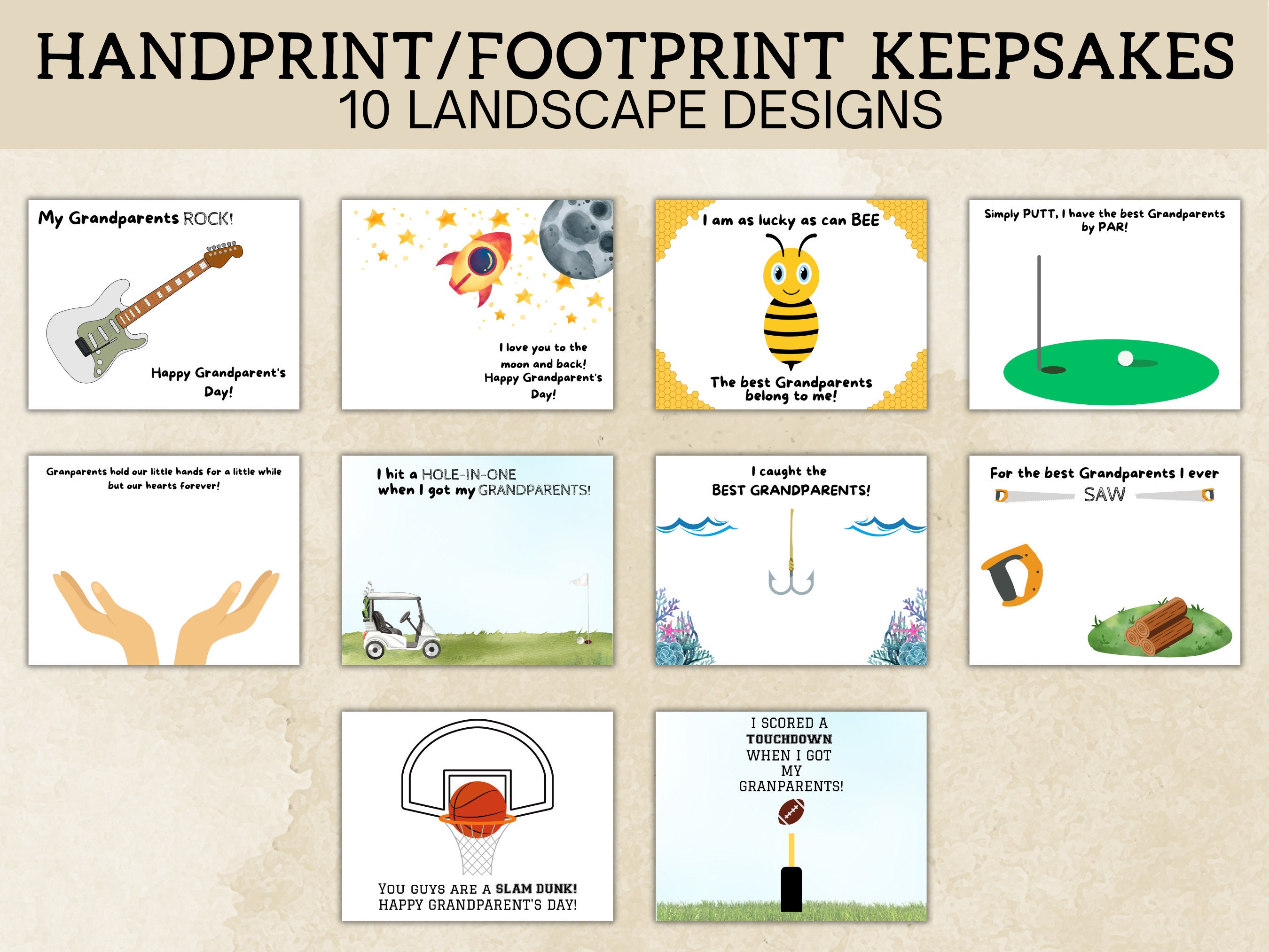 Granparents Day Handprint Craft Bundle | Grandparents Day Craft ...