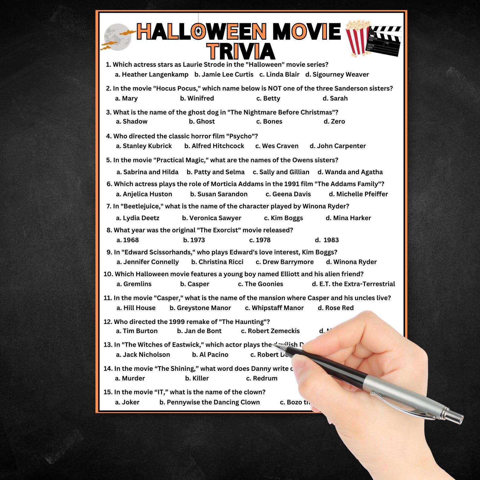 Halloween Movie Trivia | Halloween Movies Trivia Questions | Halloween ...