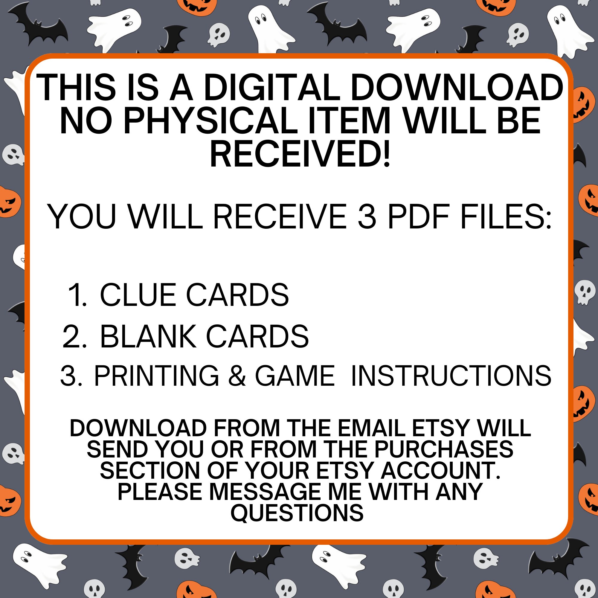 Halloween Scavenger Hunt | Indoor Treasure Hunt | Halloween Printable ...