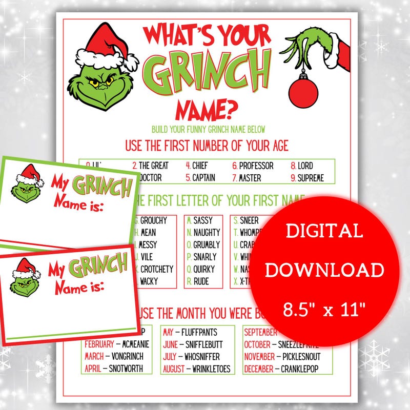 Most Like Grinch - Etsy