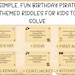 Indoor Birthday Treasure Hunt - Pirate Theme | Birthday Scavenger Hunt ...