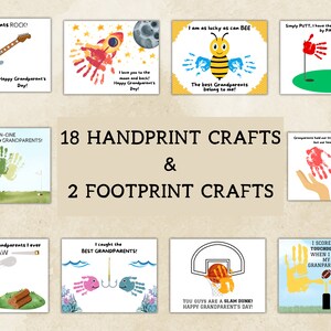 Granparents Day Handprint Craft Bundle | Grandparents Day Craft ...