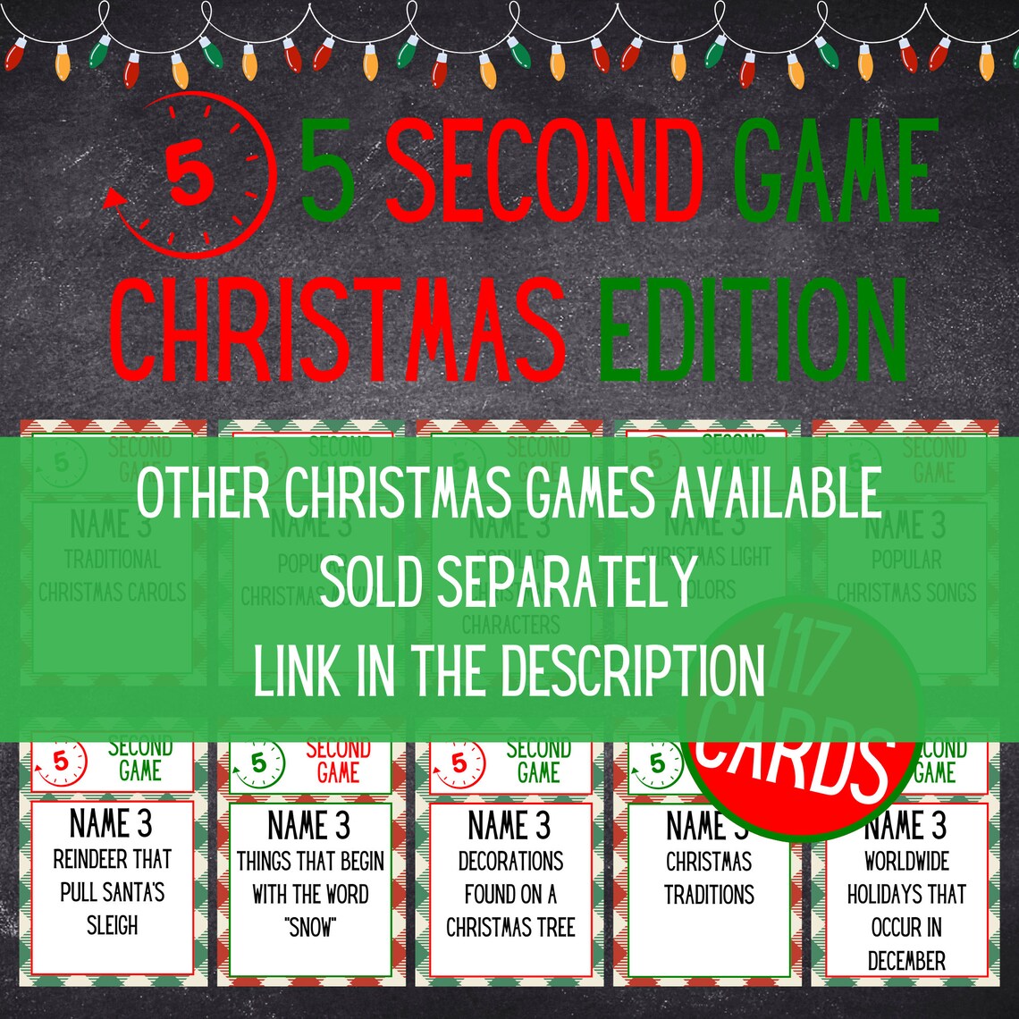 Name the Christmas Movie Game Christmas Movie Trivia Printable ...