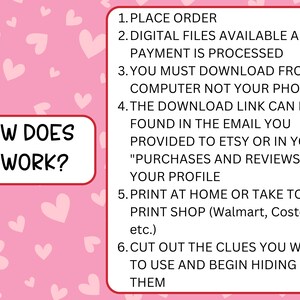 Indoor Valentine’s Day Scavenger Hunt丨valentine’s Treasure Hunt丨 ...