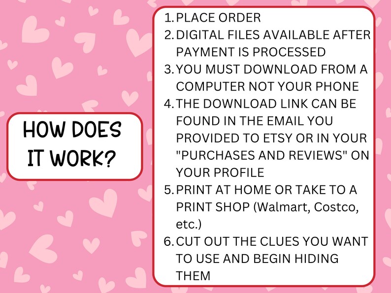 Indoor Valentines Day Scavenger Hunt丨valentines Treasure Hunt丨 ...