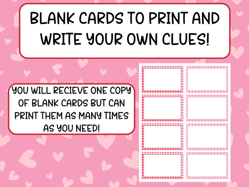 Indoor Valentines Day Scavenger Hunt丨valentines Treasure Hunt丨 ...